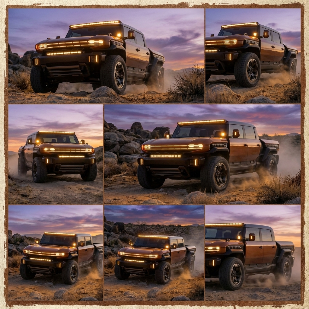 GMC Hummer X Concept: A Smaller, Smarter Off-Road EV